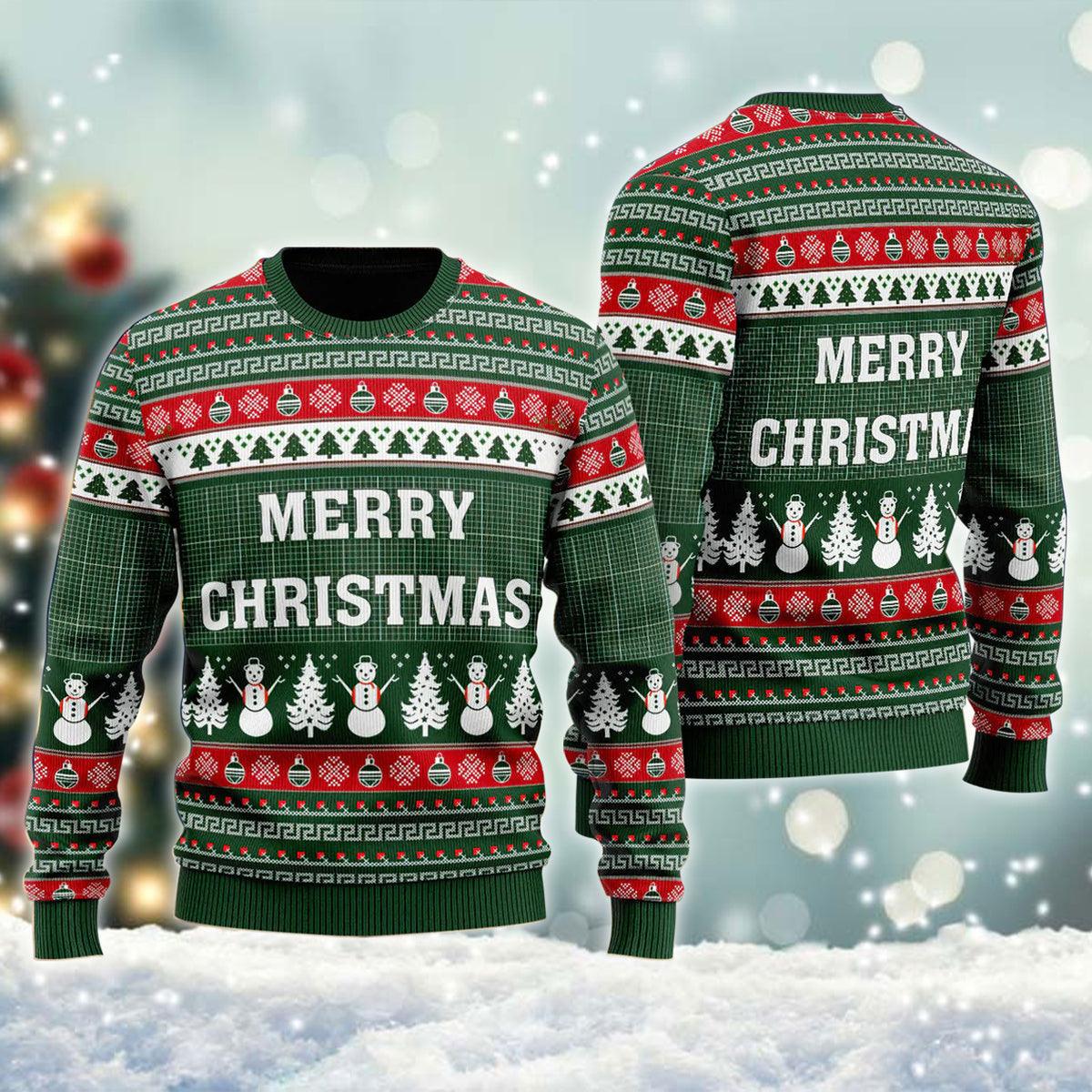 Light Up Merry Christmas Ugly Sweater | Christmas Jumper